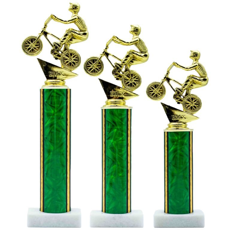 Green Trophy Set - BML Trophies & Awards