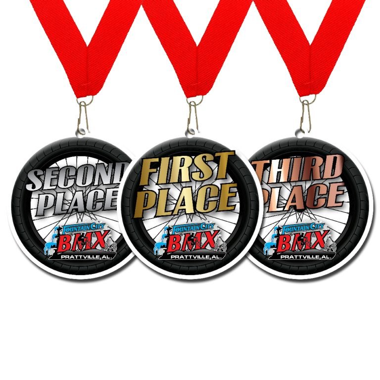 Acrylic Wheel Medallion Set - BML Trophies & Awards