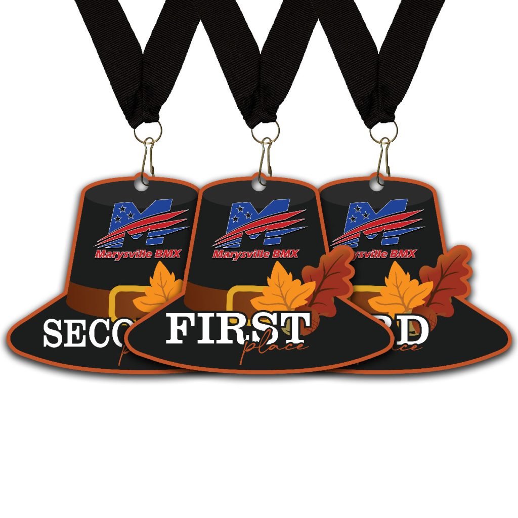 Thanksgiving Race Medallions Set 3 - BML Trophies & Awards